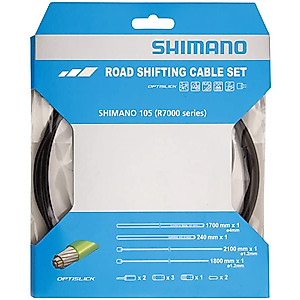 SHIMANO Optislick Shift Cable Set for R7000 (OT-Rs900 is Included) Black - Y8ZG98090