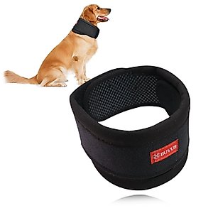 BUVUB Dog Cervical Collar Neck Brace, Help Pets Recovering From Vertebral Neck Injuries Sprains, Hernias Prevent Pets From Anti-bite Lick Wound Healing, Wounds and Rashes, Accelerated Recovery (Large)