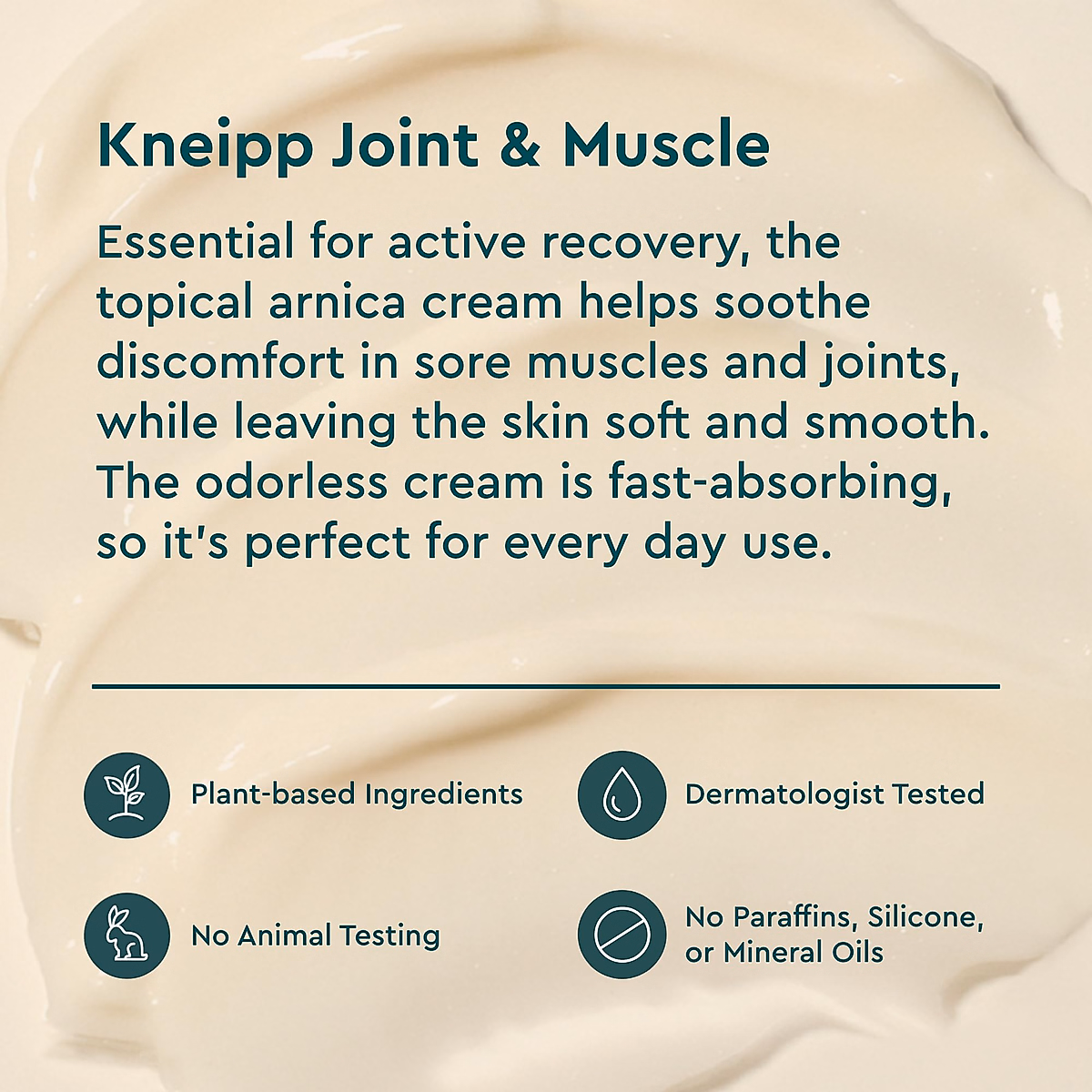Kneipp Joint & Muscle Arnica Intensive Cream - 3.5 fl oz - Good for Achy Joints & Sore Muscles - Vegan