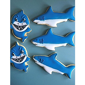 Great White Shark Cookie Cutter, 4" Made in USA by Ann Clark
