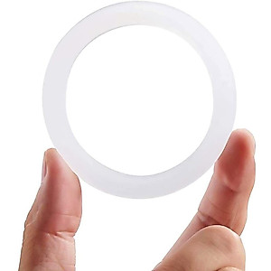 Adbzen Moka Pot Replacement Spare Coffee Espresso Filter Plate Gasket Seal Ring Food Grade Silicone for 6 cup Aluminium Stovetop Coffee Maker Pots (6-cup)