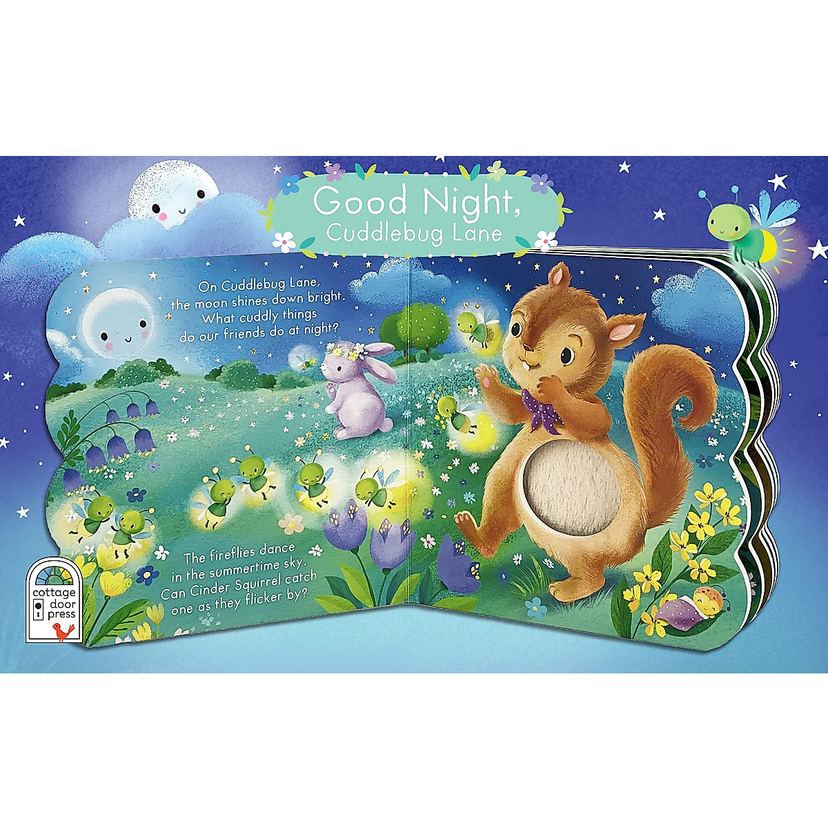 Touch & Feel: Good Night, Cuddlebug Lane: Baby & Toddler Touch and Feel Sensory Board Book