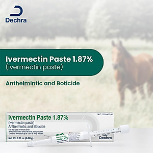 Dechra Ivermectin Paste 1.87% | Horse Dewormer Paste