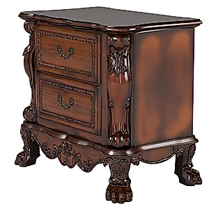 ACME Dresden Nightstand - 12143 - Cherry Oak