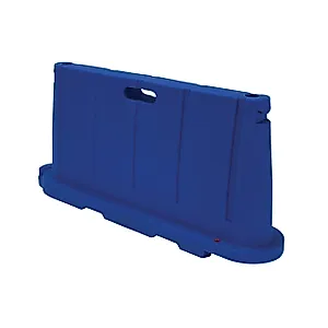 Vestil BCD-7636-BL Polyethylene Stackable Barricade 76-1/2 in. x 16 in. x 36 in. Blue