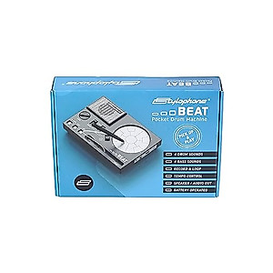 Stylophone Beat - Compact Stylus Drum Machine | 4 Drum Kits & 4 Bass Sounds | Rhythm Machine Beat Maker | Drum Loop Machine