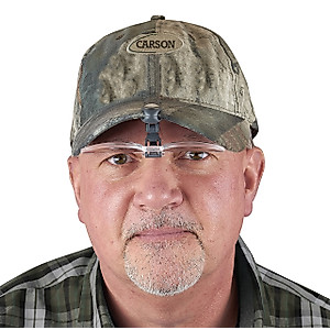 Carson VisorMag 2.25x Power Clip-On Magnifying Lens for Hats (VM-14)