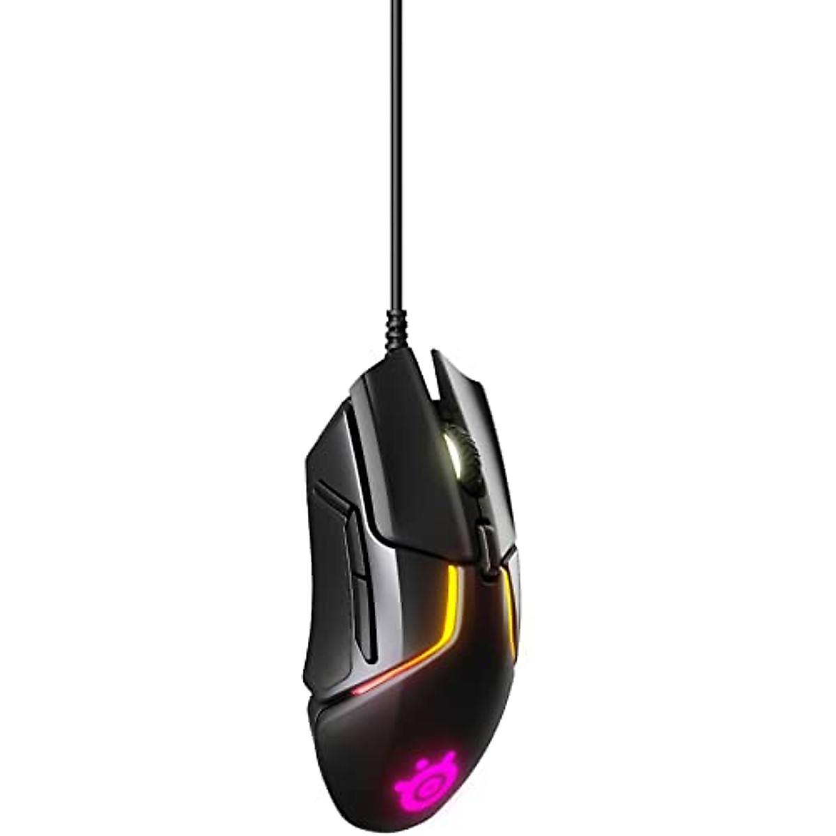 SteelSeries Rival 600 Wired Gaming Mouse - 12,000 CPI TrueMove3+ Dual Optical Sensor - 0.5 Lift-off Distance, RGB Lighting, USB PC Gaming Mice Compatible with Windows and Mac Computer/Laptop (Renewed)
