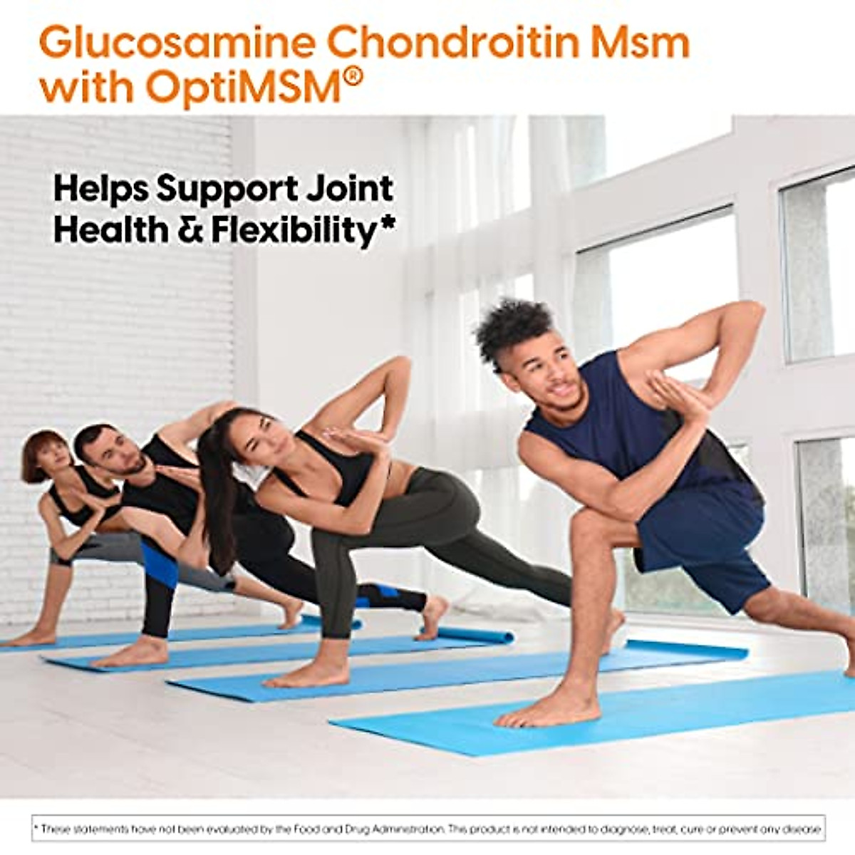 Doctor's Best Glucosamine Chondroitin Msm with OptiMSM Capsules, Supports Healthy Joint Structure, Function & Comfort, Non-GMO, Gluten Free, Soy Free, 120 Count (Pack of 1)