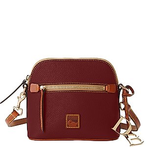 Dooney & Bourke Handbag, Pebble Grain Domed Crossbody - Red