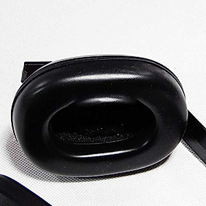 Ear Muff for Indoor Outdoor,Foldable Noise Reduction Ear Defender for Hearing Protection,Adjustable NRR 26dB(Red+Black)