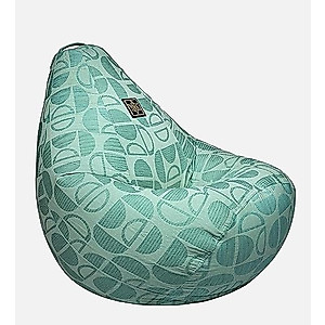 New Bean Bag Cover Only Without Beans Organic Cotton Teardrop 3XL Home Decor Only Cover