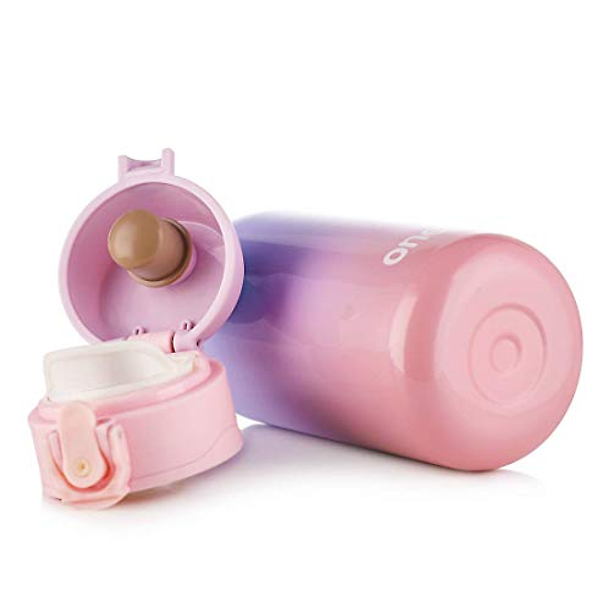 Sprouts Kids Water Bottle - 11Oz, Insulated Stainless Steel Bottle, Leakproof, Perfect for Kids Lunch Bag (Purple-pink)