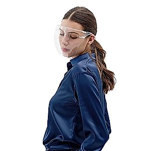 Kenneth Cole Goggle-Style Face Shield with 180° Safety Coverage - Anti-Fog Visor Design to Look Futuristic