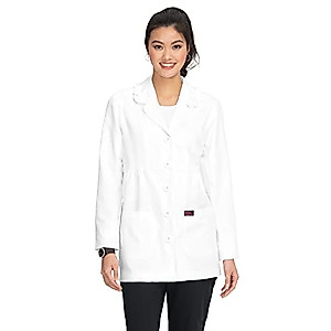 KOI Betsey Johnson B403 Women's Juniper Lab Coat White XS