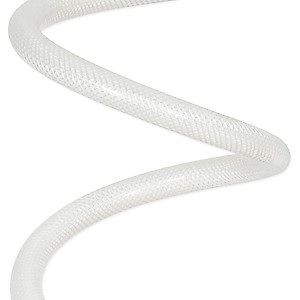 Eastman 48132 Flexible Faucet Connector, Reinforced PVC Braided Supply Line, 1/2-Inch FIP Outlet x 3/8-Inch Compression Inlet, 20-inch Length