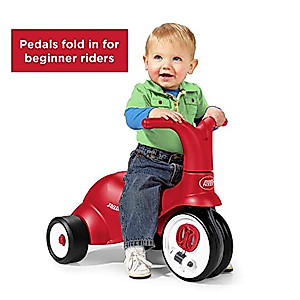 Radio Flyer Scoot 2 Pedal Ride on Bike, Ride On Toy for Ages 1-3