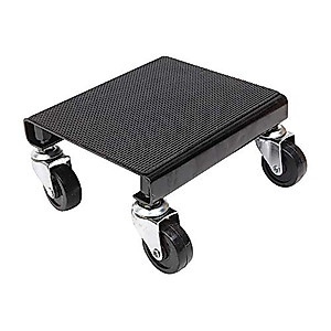 3 Pcs Snowmobile Dolly Set Anti-Slip Snow Mobile Moving Rollers Dollies Movers with Caster Wheels 1500 LBS, Black