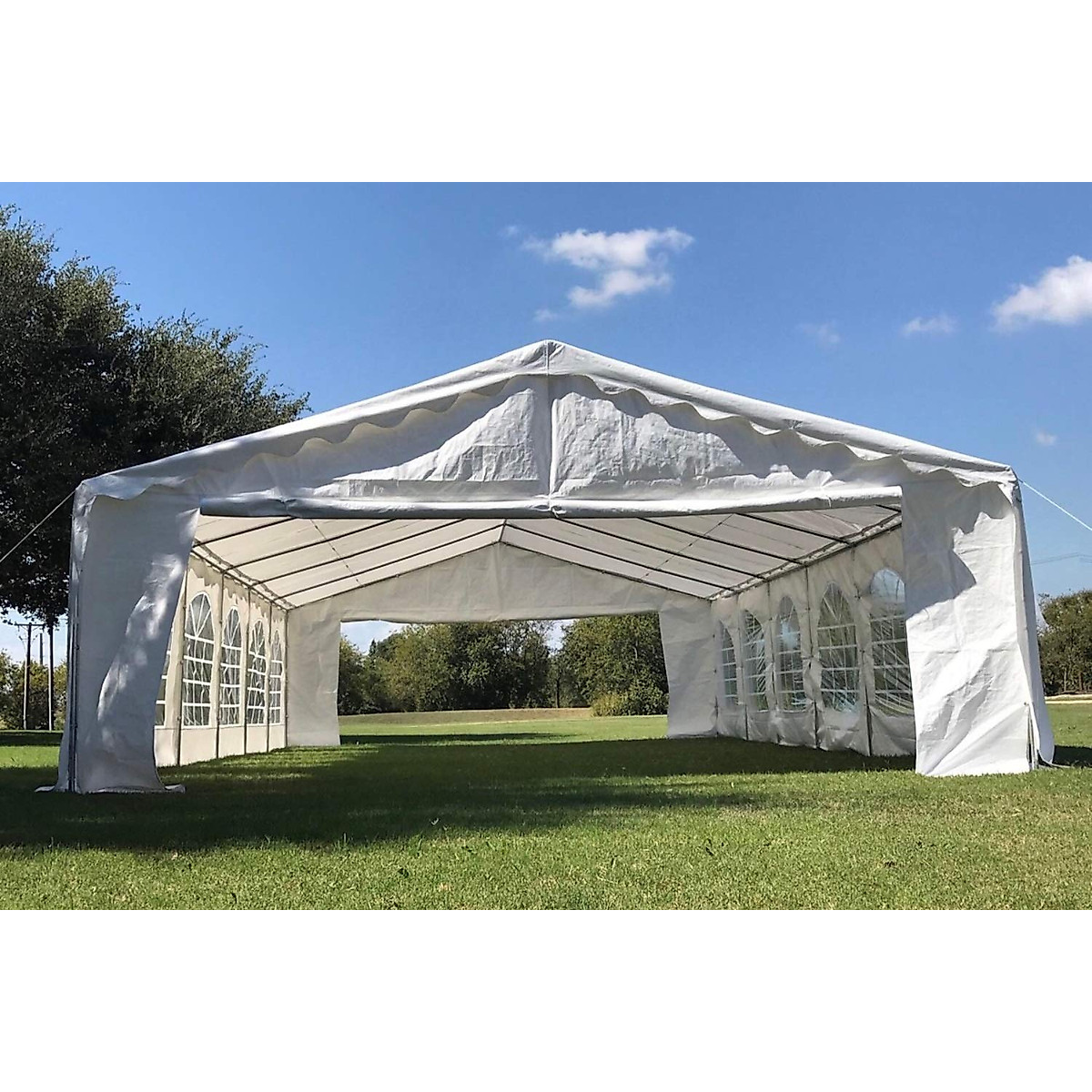 DELTA 40'x20' Budget PE Party Tent, Tents for Parties, Carpas para Fiestas,Heavy Duty Outdoor Event Canopy,Wedding Tent,with Waterproof Top