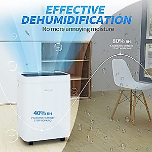 AIRPLUS 4500 Sq. Ft Dehumidifier for Basement with Drain Hose, 70 Pints Dehumidifier for Home (AP2008)