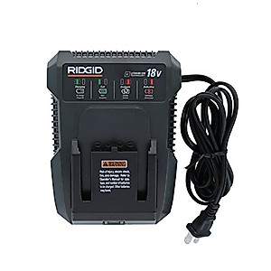 Ridgid Genuine OEM R86092 Dual Chemistry 18V Lithium Ion / NiCad Battery Charger