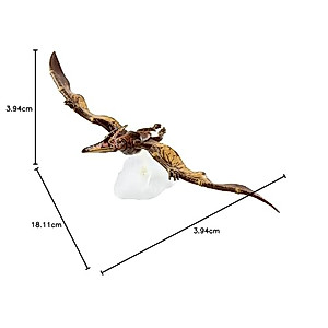 Jurassic World Toys Amber Collection Pteranodon 6-in Dinosaur Action Figure, Movie-Authentic Detail, Movable Joints & Figure Display Stand, Collectible Gift 8 Years & Up