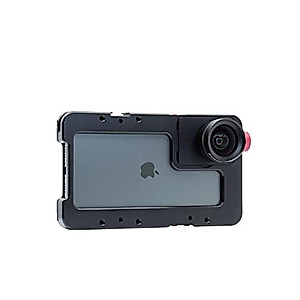 Beastcage for iPhone 11 Pro Max. Professional Camera cage for iPhone with Integrated Cold Shoe Mount, Tripod mounts and Interchangeable Lens Mount Interface. from Beastgrip.