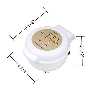 Hyvance Smart Fried Egg Cooker,Make 6 fried egg features like Sunny side up, Over easy etc. It automatically stops with sound alert when done, Non stick coating, Patent applied