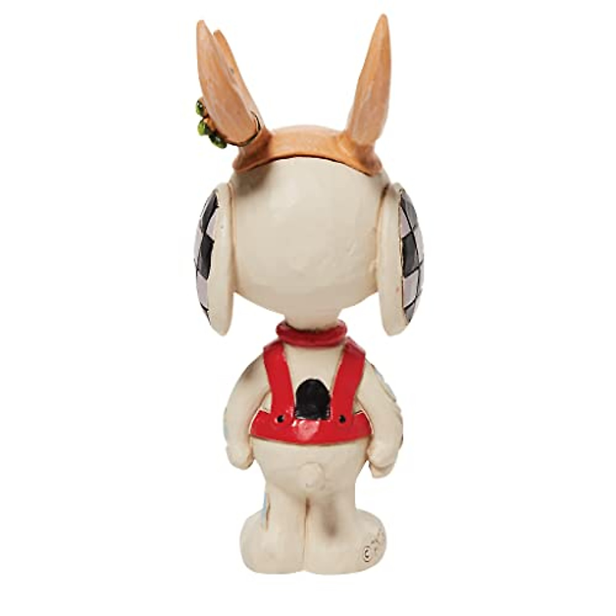 Enesco Jim Shore Peanuts Snoopy Reindeer Miniature Figurine, 3.82 Inch, Multicolor