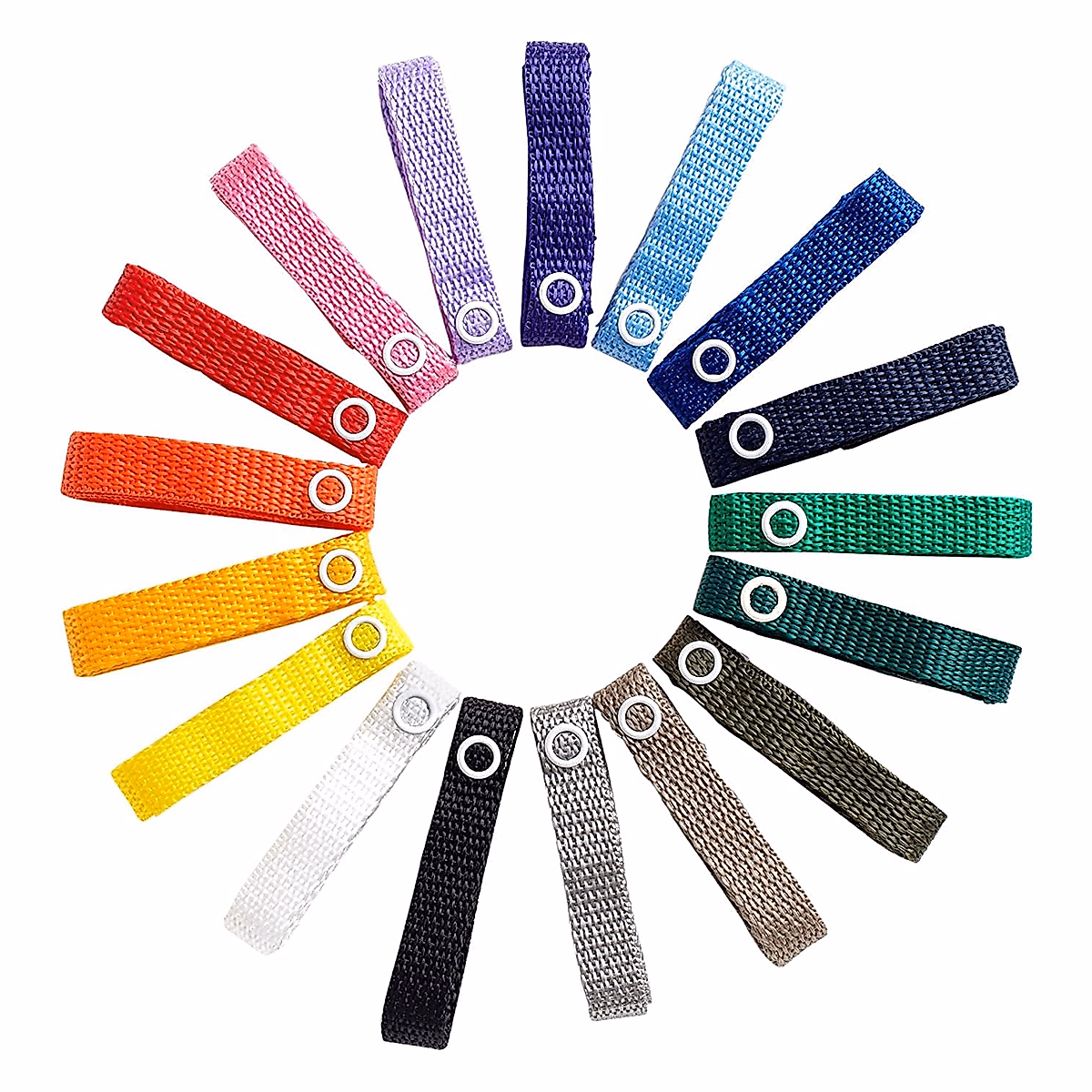 Baby Buddy Secure-a-Toy, Adjustable Pacifier and Teether Strap for Stroller, Highchair, and Car Seat, Tan Olive, 2 Pack