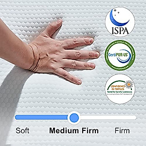 S SECRETLAND Folding Mattress, 3 inch Tri-fold Memory Foam Mattress Topper with Washable Cover, Foldable Mattress Topper for Camping, Guest - Queen Size, 78" x 58" x 3"