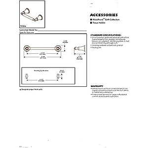 Delta Faucet 73250-SS Woodhurst Toilet Paper Holder, Stainless
