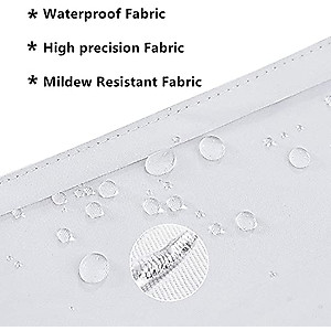 LANQiAO Outdoor Patio Curtains, Atomic Boomerang Outdoor Curtain for Balcony Hermal Insulated Water Repellent Drape for Balcony W120 x L108