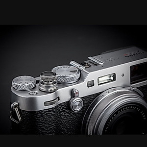 JJC Camera Soft Release Button, Shutter Button for Fuji Fujifilm X-T5 X-T4 X-T3 X-T2 X-T30 X-T30 II X-T20 X-PRO3 X100VI X100V X-E4 X-E3 Sony RX1R II RX10 IV III Leica Q3 M10 M9 Nikon Df F3-2 Pack