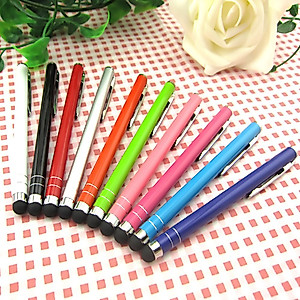 Stylus pens for touch screens iPhone iPad tablet Android smartphones and Capacitive devices, 10 Colors, iBart