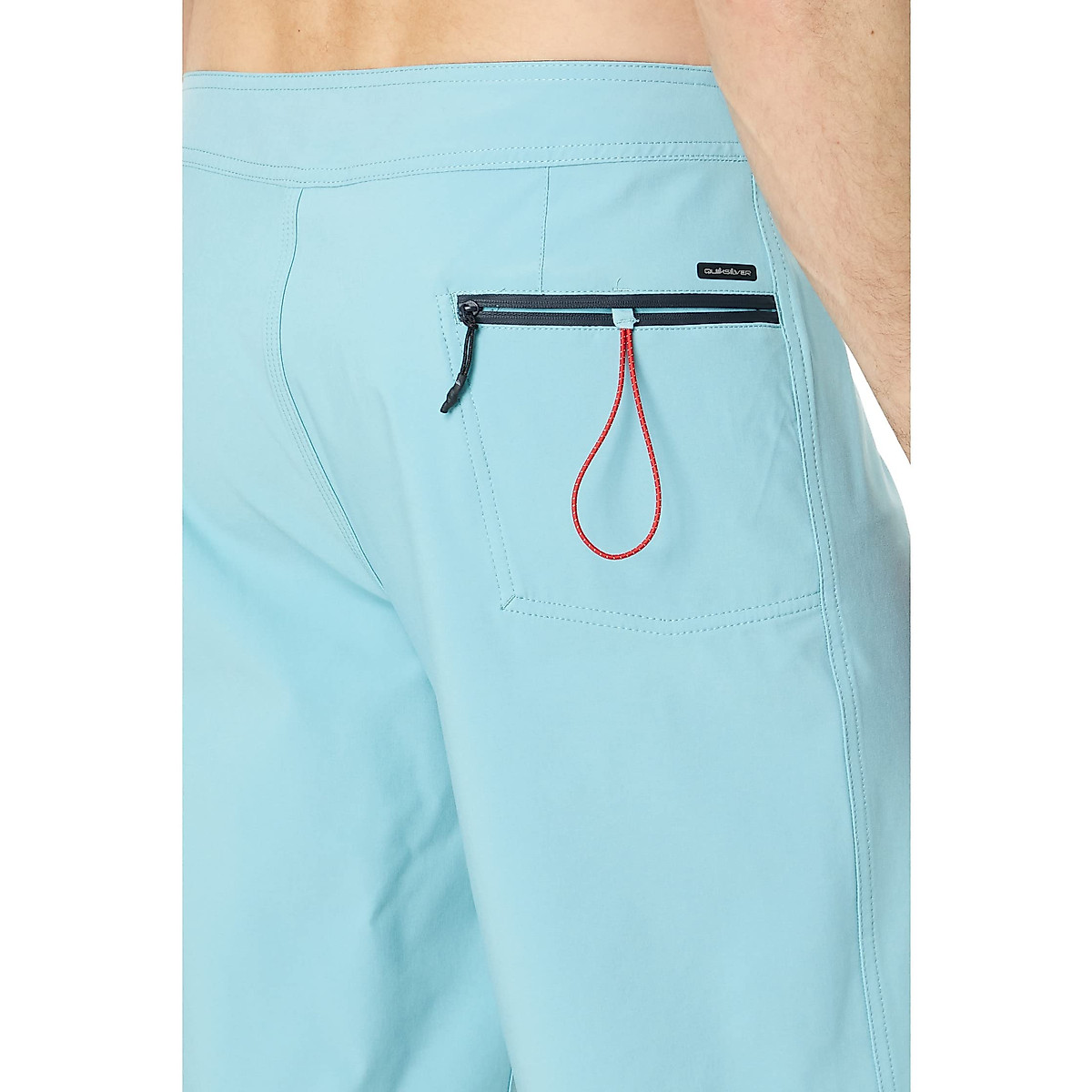 Quiksilver Men's Standard Surfsilk Kaimana 20 Boardshort Swim Trunk Bathing Suit, Cameo Blue, 33