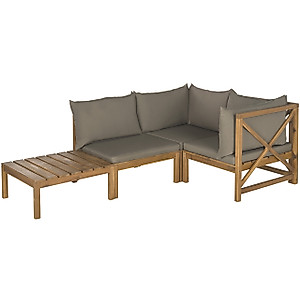 SAFAVIEH Outdoor Collection Lynwood Outdoor Sectional Sofa