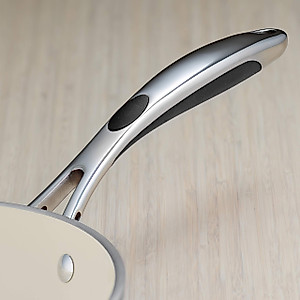 Tramontina Fry Pan Ceramica Deluxe Aluminum 8-inch Metallic Black, 80110/018DS