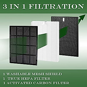 Skymechy 114190 Replacement Filter B Compatible with Winix 9500 U300 P300 WAC9000 WAC9500 WAC5000 WAC5000b WAC5300 WAC6300 WAC5500 Air Puri-fiers, The Size 21 Filter B, 1 Set