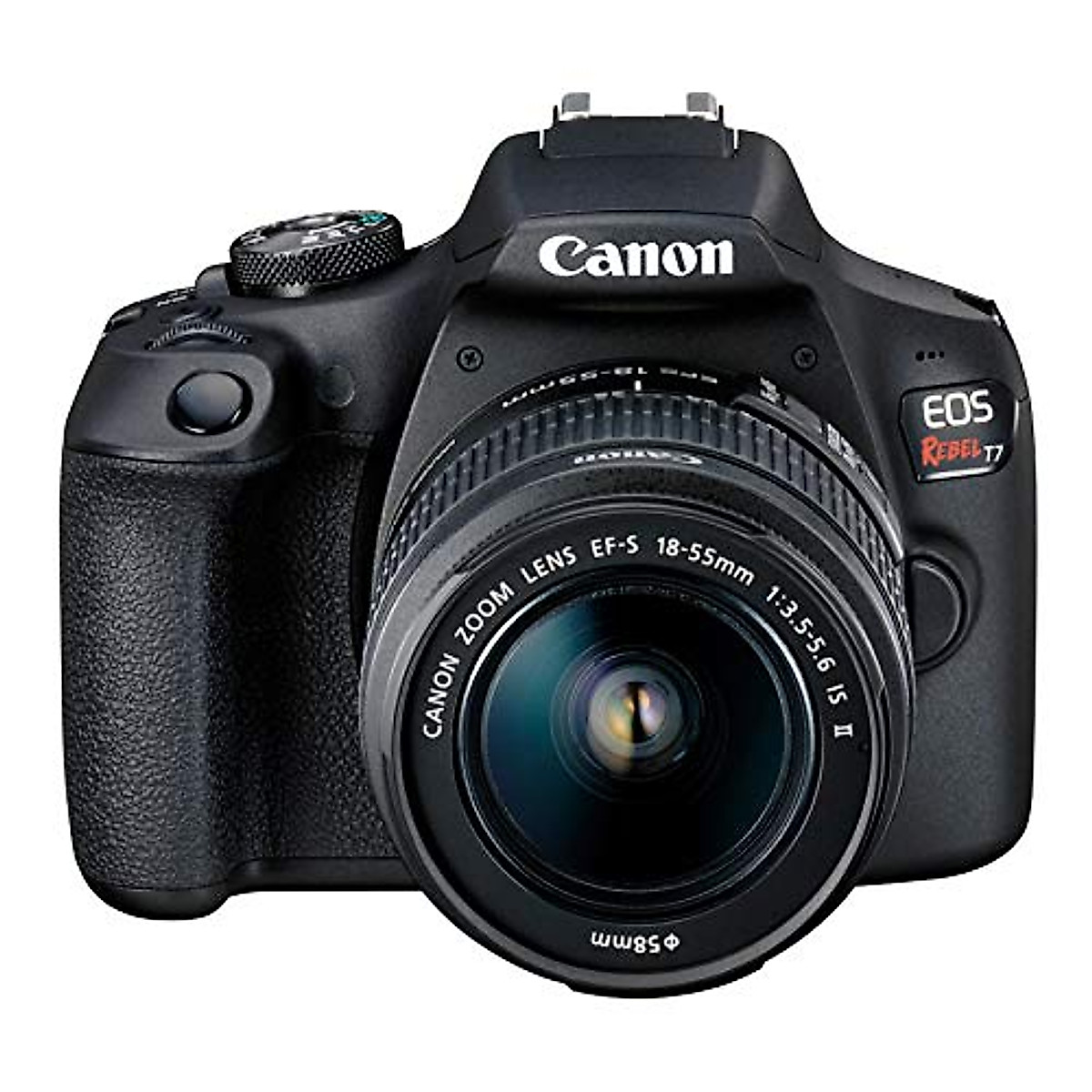 Canon EOS Rebel T7 DSLR Camera and EF-S 18-55mm is II Lens Kit with 32GB SD Card Advanced Travel Bundle