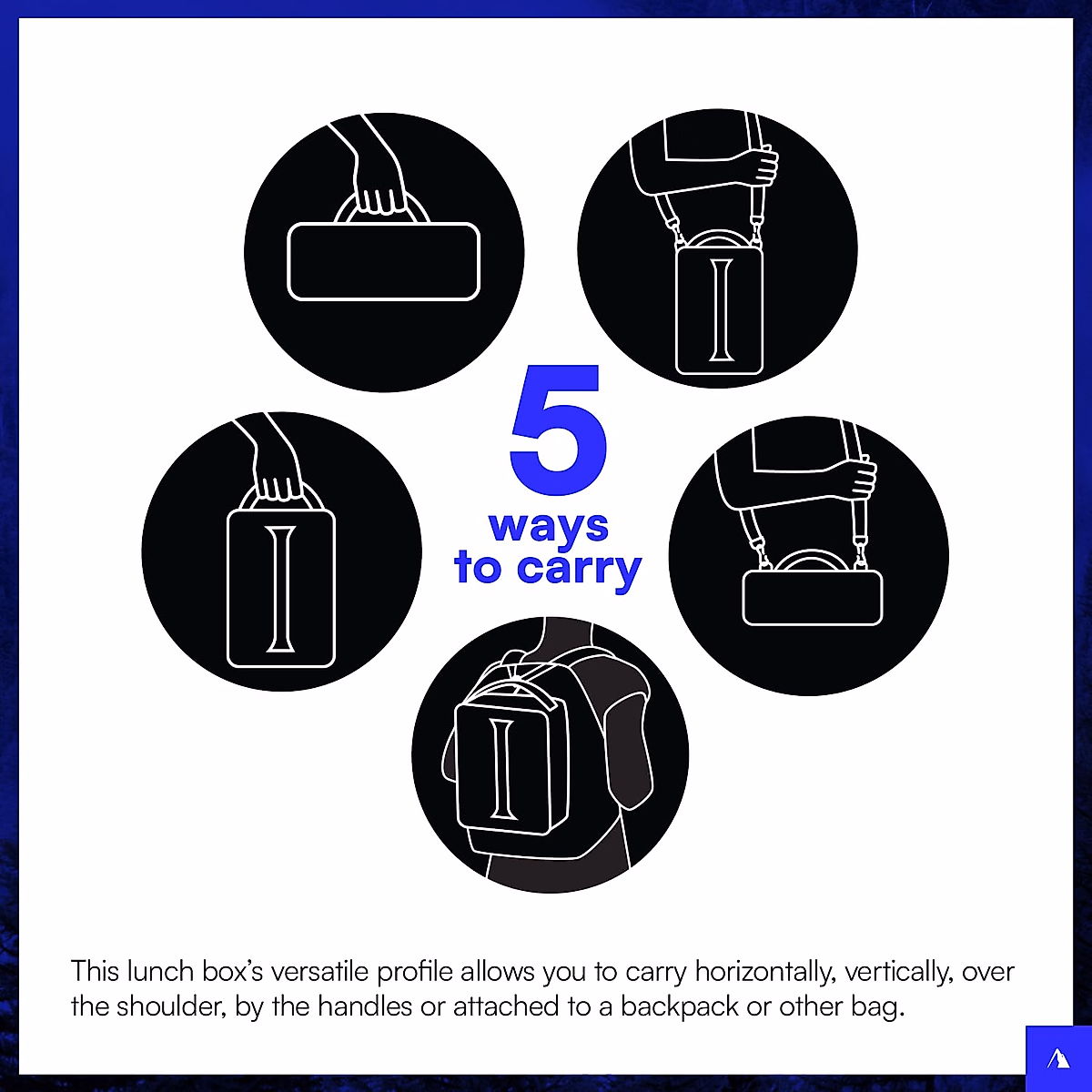 Arctic Zone Titan X Fridge Cold Dual Compartment Expandable Insulated Lunch Pack with 3X 250g High Performance Ice Walls, Olive Green