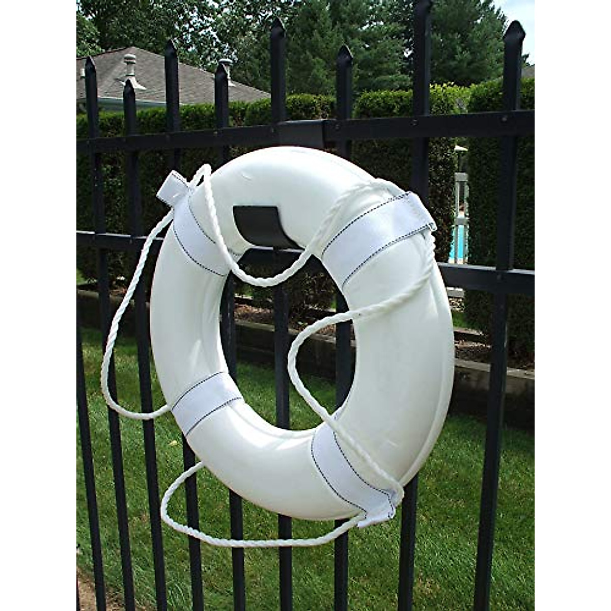 MIDE Products Aluminum Slip-on Fence Hooks, Fits 1-1/4 Inch to 1-5/8 Inch Thick Fences, 10" Long, Black