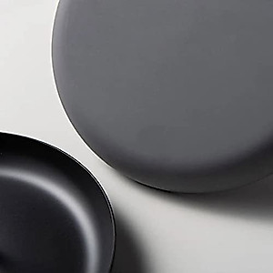 SXNBH Round Jewelry Tray Desktop Storage Tray Sundries Storage Box with Handle Dining Table Meal Tray Ring Earring Display Stand