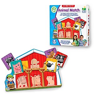 Learning Journey International My First Play It - Animal Match - 4 Playing Boards and 16 Matching Game Pieces, Multicolor (138656)