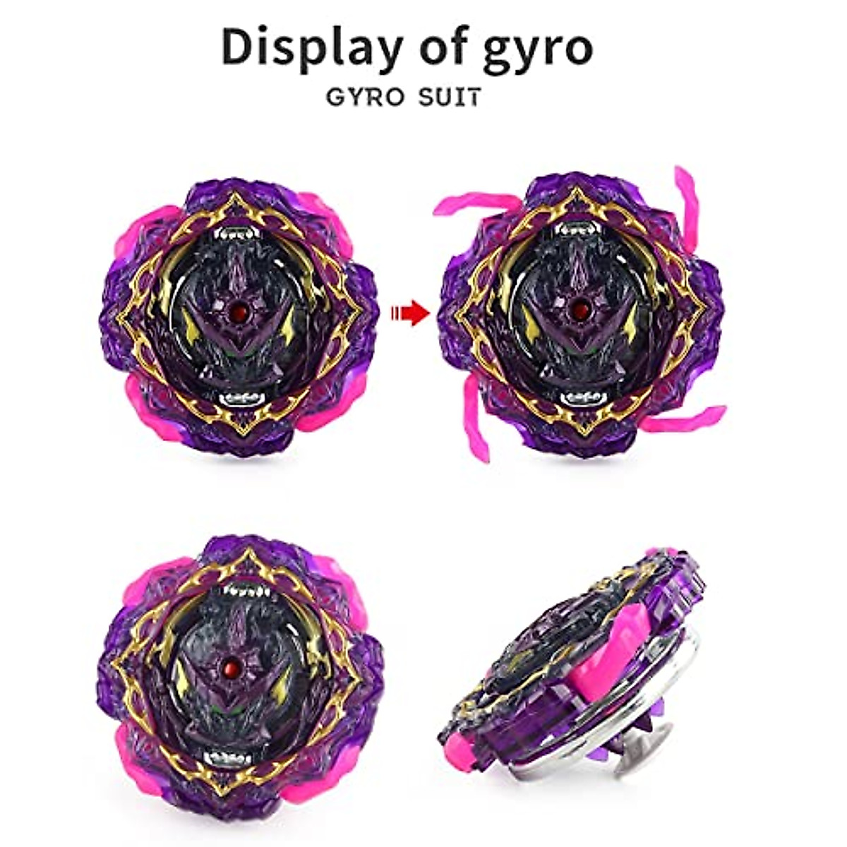 Battling Tops Burst B-206 Gyro Toys for Kids with Launcher (B-206)