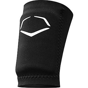 EvoShield Adult Solid Batter's Protective Wrist Guard (L, Black)