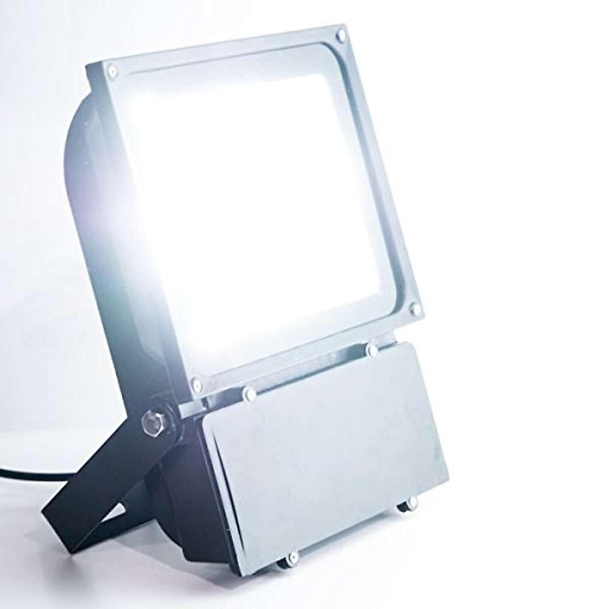 Biltek 100W LED Flood Light Cool White High Power Outdoor Spotlight Industrial Lighting Home Security Lighting Outdoor House Business Surveillance Safety Wall Washer High Building Billboard Garden