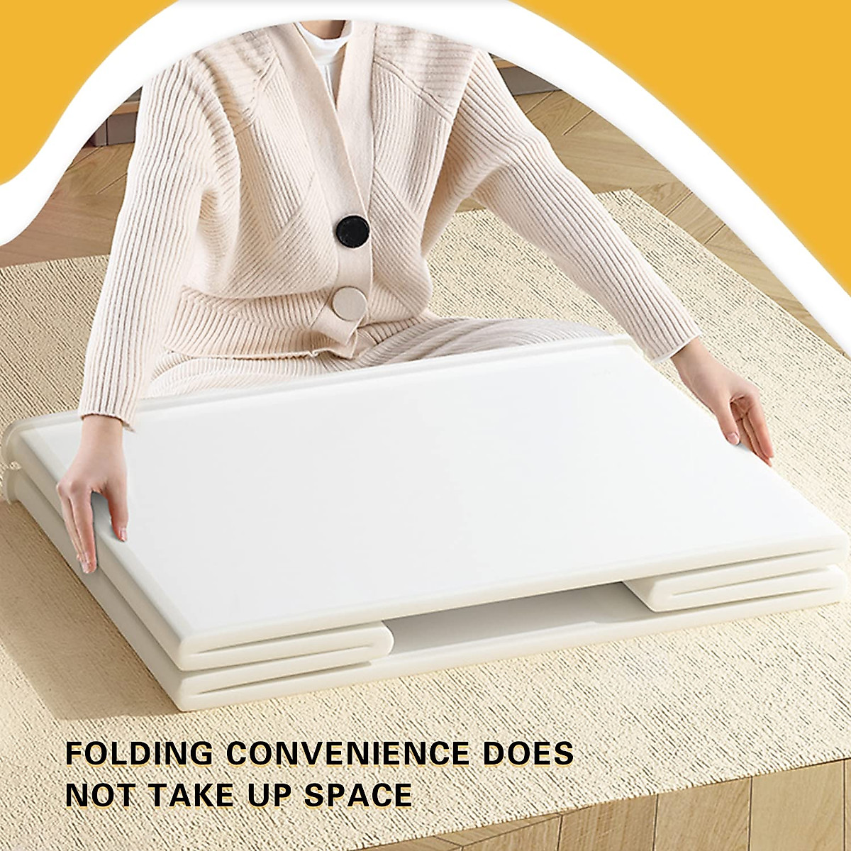 AnHome Heavy Duty Storage Container Clear Plastic Storage Bins Waterproof Foldable Utility Tote Organizing Container Box with Buckle Down Lid Collapsible Storage Box for Clothes Garage Outdoor Etc