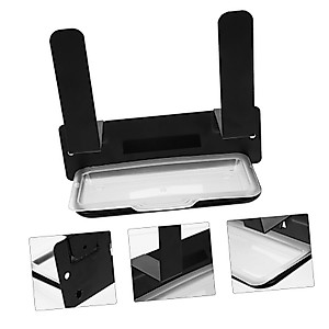 Zerodeko Pot Lid Rack Wall Mounted Stainless Steel Pan Lid Organizer Holder with Water Tray Self Adhesive Kitchen Utensils Storage Racks for Hanging Dish Pan Cover Cutting Board