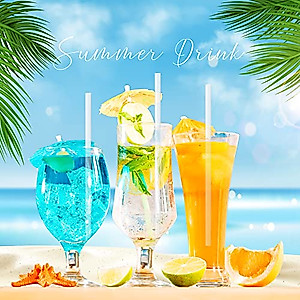 Replacement Silicone Straws for Stanley 40 oz Adventure Tumbler, 6 Pack Reusable Food Grade Silicone Straws with Cleaning Brush, Can be Cut Off — for Stanley Cup 40 oz Water Jug Accessories, 12" Long